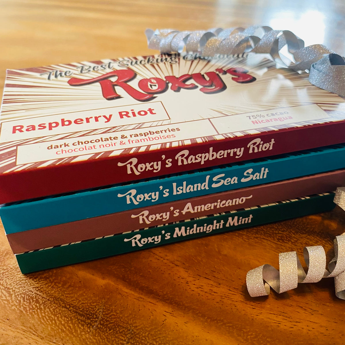 Decadent Dark 4 Bar Gift Set | Roxy's Chocolate